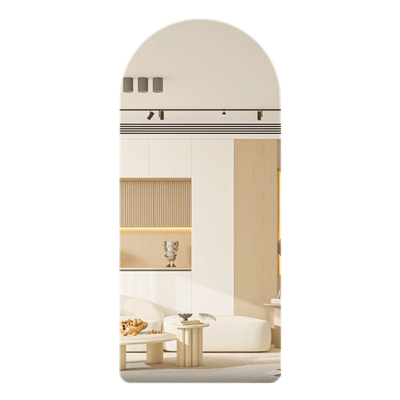 无框轻奢全身镜高清超白穿衣镜