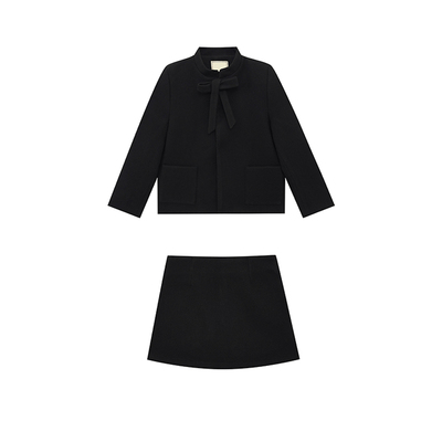 橘子树在哪儿小香风毛呢套装女冬