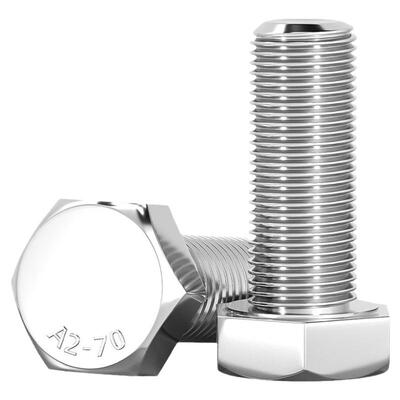 【量贩批发】304细牙外六角螺丝