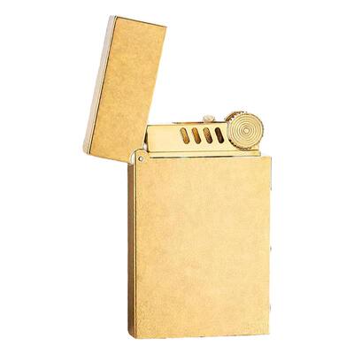 战壕朗声防水原铜光板煤油打火机