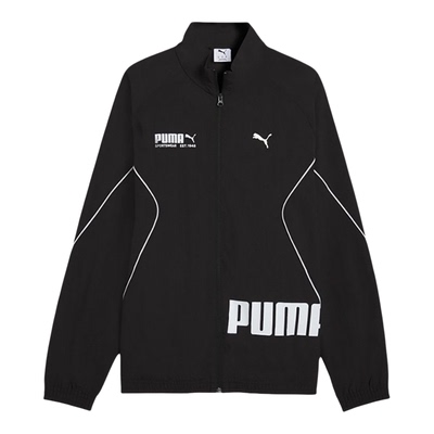 Puma/彪马官方正品男夹克拉链宽松休闲舒适轻便夹克外套694202-01