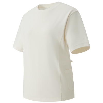 KOLON SPORT可隆户外休闲衣女士hybrid通勤旅行拼接圆领短袖T恤