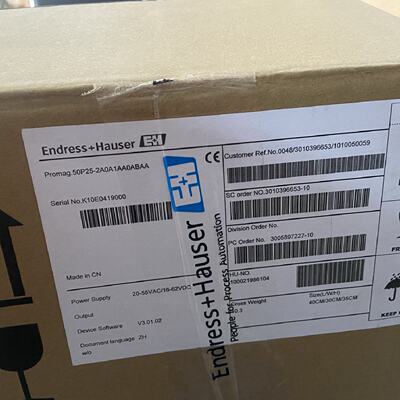 议价Endress Hauser原装EH流量计50P25-2A0A1AA0ABAA