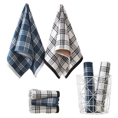 纯棉毛巾一面纱布一面毛圈吸水