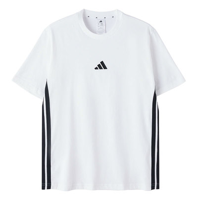 【自营】Adidas阿迪达斯短袖男装圆领简约运动服训练T恤JE6388