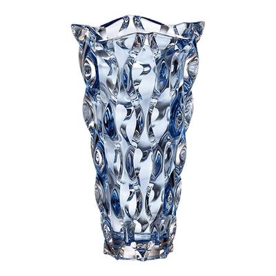 捷克进口传统喷彩水晶玻璃花瓶