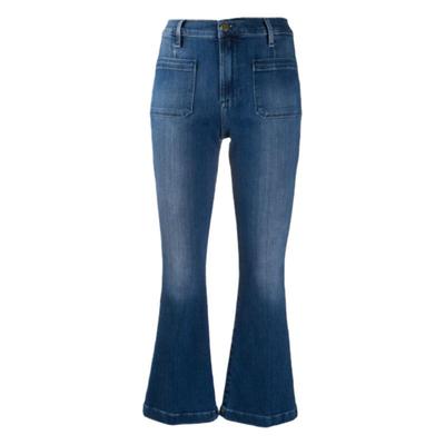 喇叭九分牛仔裤女春装新款FEAME