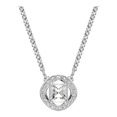 施华洛世奇Una系列方形切割项链气质百搭仿水晶吊坠送礼物