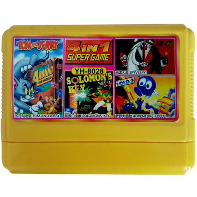 fc8位游戏机卡带小霸王黄卡带