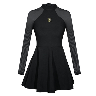 绝美黑色女士裙式显瘦防晒保守