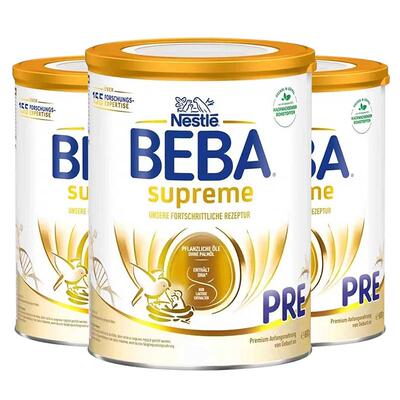 雀巢贝巴beba至尊pre段新生奶粉