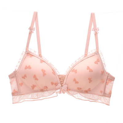 六只兔子小胸聚拢蕾丝文胸