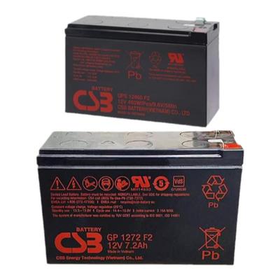 CSB蓄电池GP1272F2 HR1234W 12360 12460电梯应急APC主机内置电池