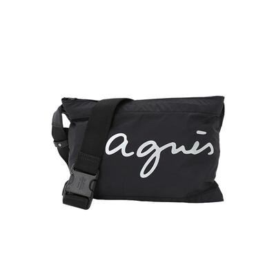 agnès b.经典系列尼龙中号手提包户外单肩斜挎包