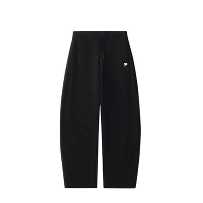 FILA FUSION斐乐潮牌加绒长裤女2025新款时尚宽松直筒休闲裤
