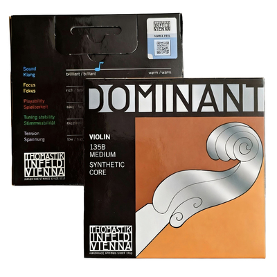 正品多米南特小提琴弦135B防伪贴