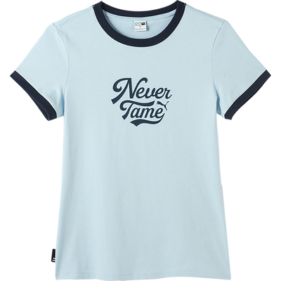 彪马女士运动透气休闲短袖经典