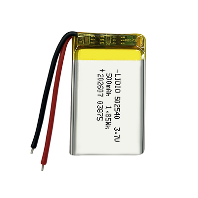 LIDIO3.7V500mAh聚合物锂电池