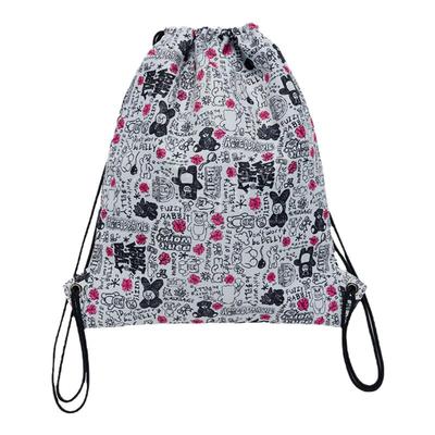 ADLV包小兔子BELLY熊系列满印图案抽绳便携健身包袋包包收纳书包