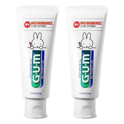 GUM米菲儿童牙膏含氟防蛀6岁以上