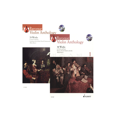 巴洛克小提琴曲作品朔特原版乐谱