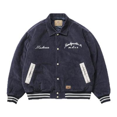 【Humans Mades】BASEBALL JACKET余文乐同款日产灯芯绒夹克外套