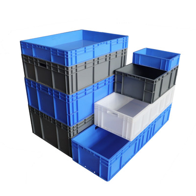 长方形带排水龟盒塑料周转箱