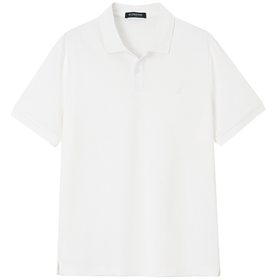 柏品索罗娜凉感POLO衫男2026夏季老钱风珠地网眼刺绣t恤短袖上衣