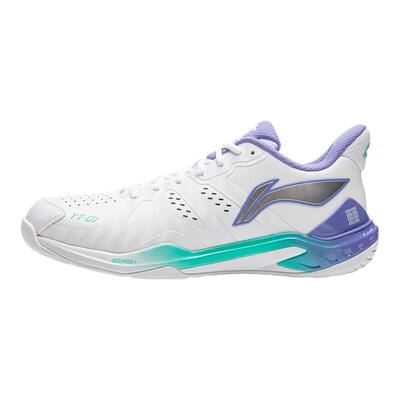 李宁正品运动男女同款轻量高回弹减震稳定羽毛球专业鞋AYZU017