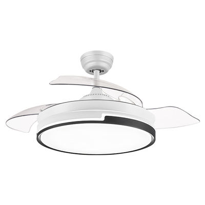 隐形风扇灯吊扇灯客厅餐厅家用一体2025新款卧室吸顶电扇灯遥控