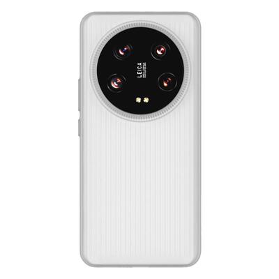 AIUV适用于小米14ultra光栅手机壳xiaomi淬炼保护套雾凇白磁吸壳隐砂岩砂条纹全包防摔外壳tpu+pc新款高级