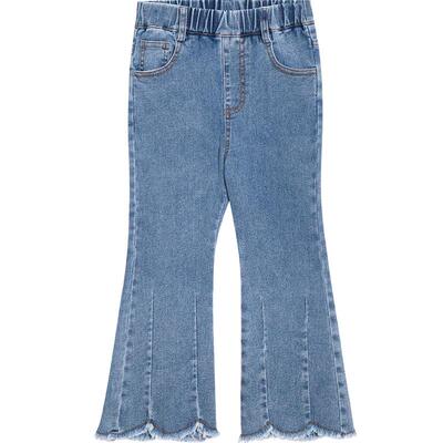 NORNOR女童喇叭裤牛仔长裤