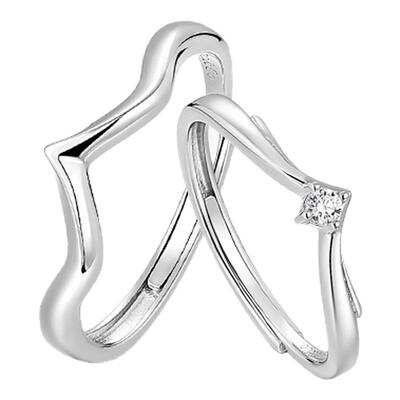 I Do&Co.翼往情深情侣对戒小众首饰时尚高级感戒指礼物送男女友