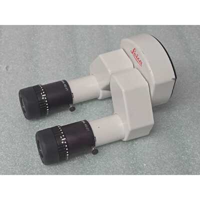 LEICA Straight binocula 10429783  Eyepiece 10445303 MICROSCO