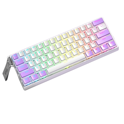 狼蛛win60雾透系列透明磁轴键盘