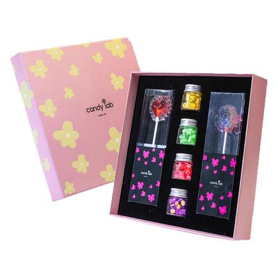 candylab手工玫瑰花棒棒糖果礼盒网红高颜值生日喜糖伴手礼