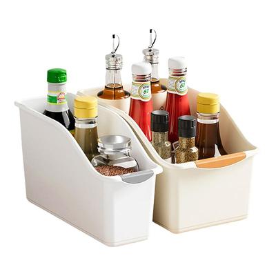 橱柜收纳盒杂物厨房锅具储物筐