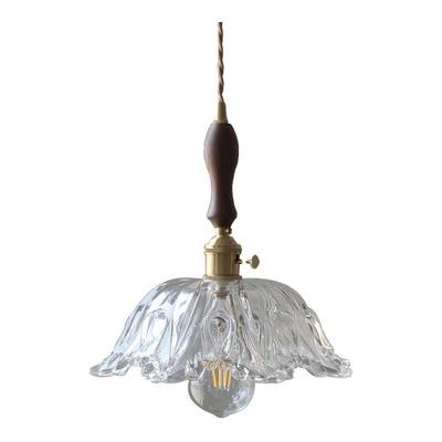 爱迪龙玻璃日式复古黄铜吊灯