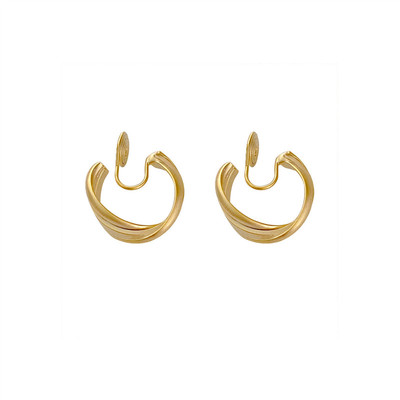 高级感法式简约无耳洞蚊香盘耳夹