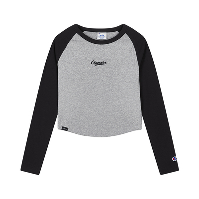 Champion冠军圆领长袖T恤