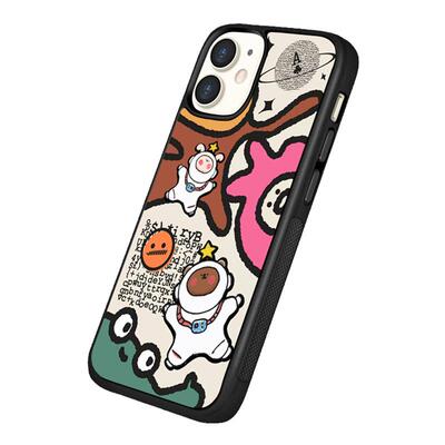 硅胶iPhone15原创插画苹果14可爱