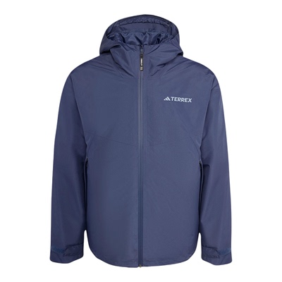 Adidas/阿迪达斯正品男士运动户外连帽三合一羽绒内胆夹克KC8489