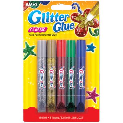 amos原装进口10色点缀无毒闪光胶