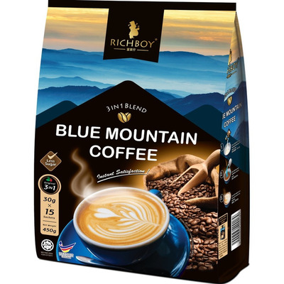 富家仔蓝山口味白咖啡低糖微苦