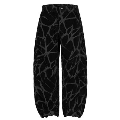 OD2026春植绒荆棘迷彩休闲长裤