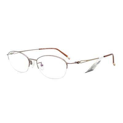 思柏（STEPPER）女款半框钛镜架