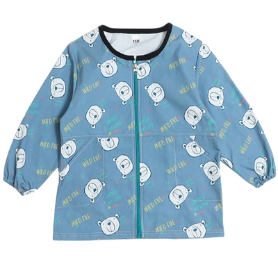 薄款防水防脏儿童罩衣时尚洋气
