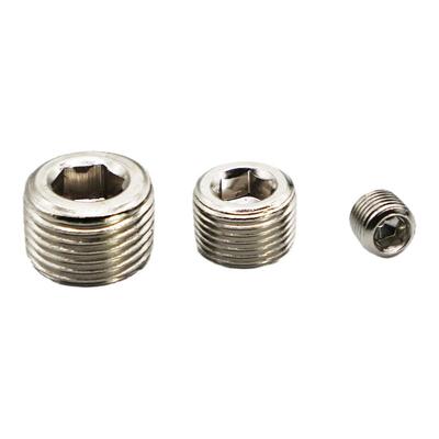 电磁阀内六角堵头【免缠生料带】