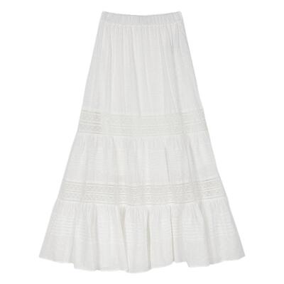 moussy 夏季波西米亚风蕾丝蛋糕裙半身裙女028ISA31-2051