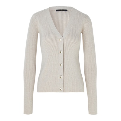 【折扣】Mother of Pearl 女秋冬罗纹混纺开襟衫打底衫